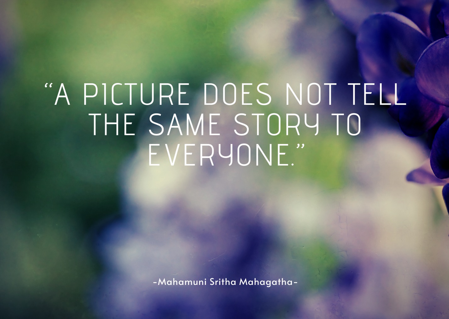 A picture does not tell the same story to everyone. - Official Website ...